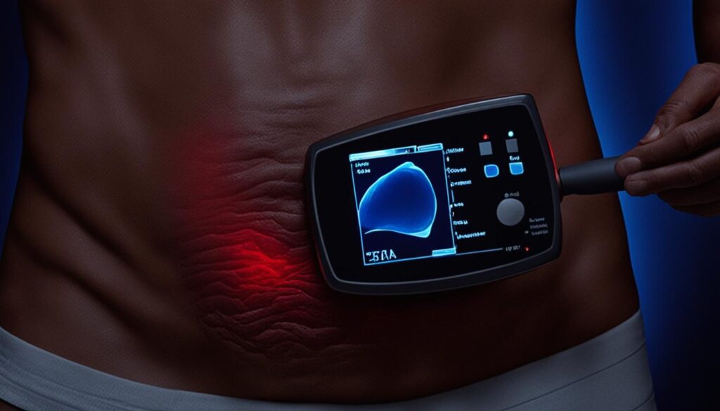 Tighten Stomach Skin with Red Light Therapy